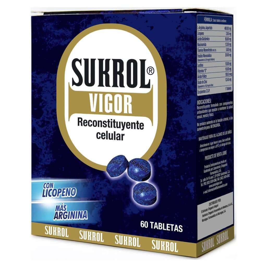 Sukrol Vigor Hombre – Droguería y Farmacia La Paz